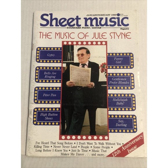 Other | The Music Of Jule Styne Sheet Music Book Standard Pianoguitar ...